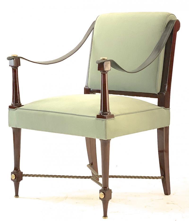 Maison Ramsay - Maison Ramsay stamped pair of classy Neo classical arm ...