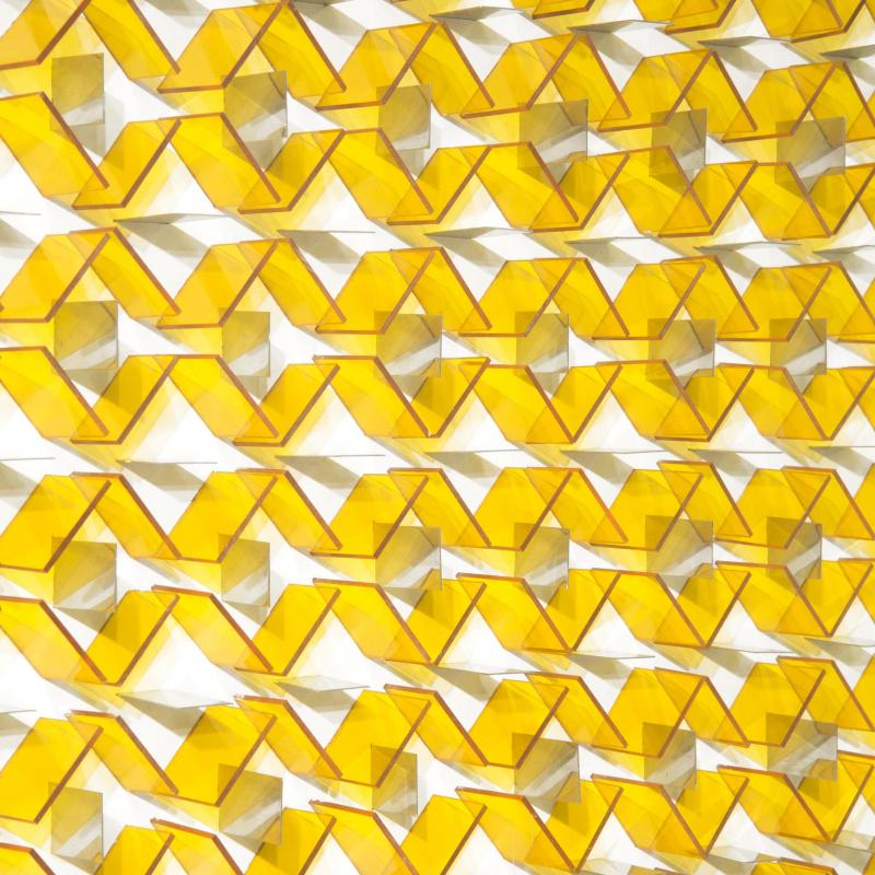 Marc Cavell - Kinetic painting with plexiglas and steel panels by Marc ...