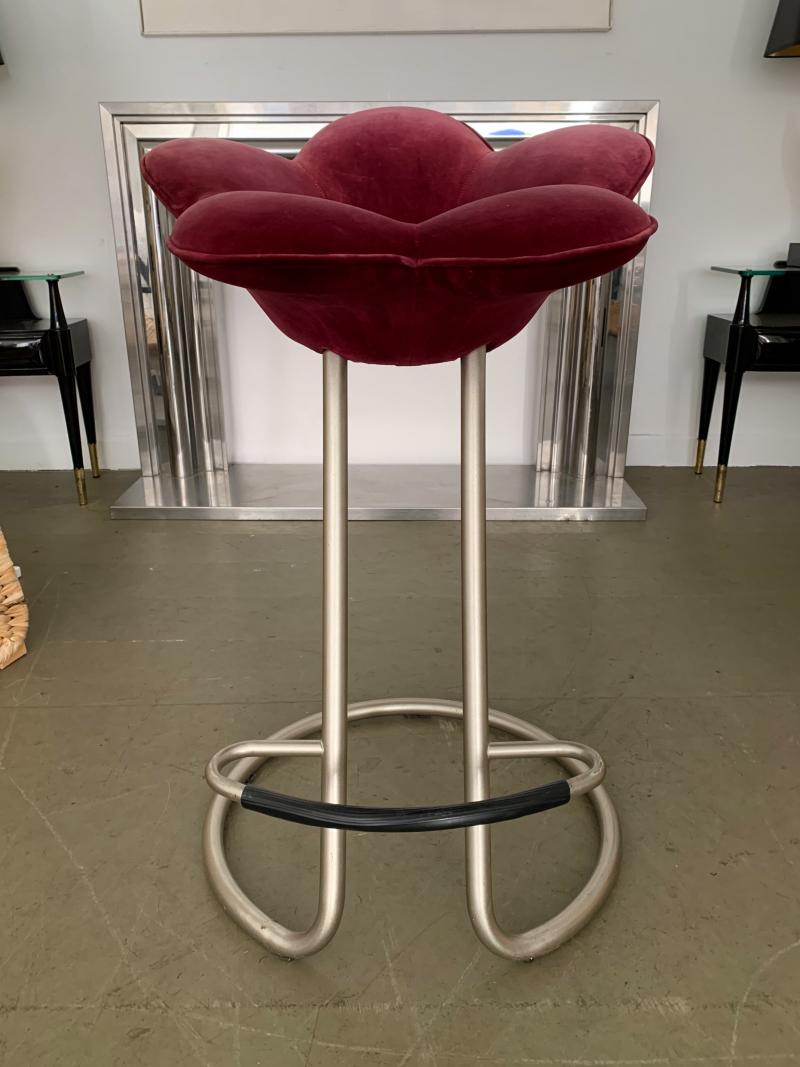 Masanori Umeda - Set of 4 Soshun Flower Bar Stools by Masanori Umeda for Edra. Italy, 1990s