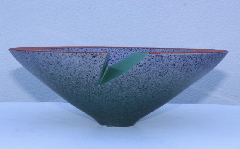 Masuo Ojima - Masuo Ojima Modernist Pottery Bowl