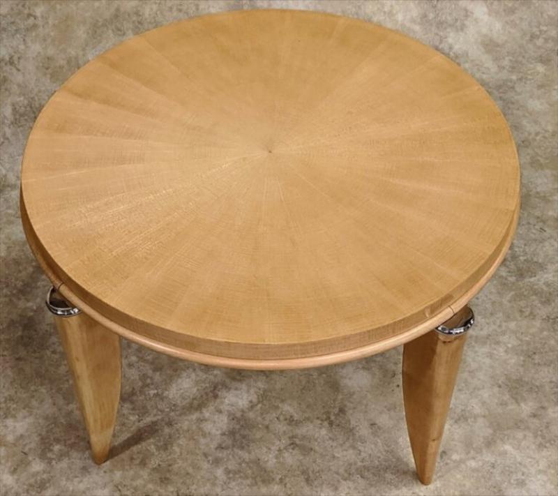Maurice Jallot - Maurice Jallot sycamore side/end table