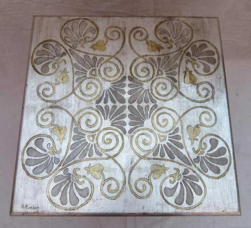 Max Kuehne - Sgraffito Side Tables, Max Kuehne Design