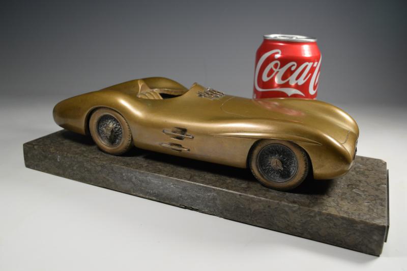 Mercedes-Benz Race Car Formula 1 Bronze Presentation Sculpture 1955