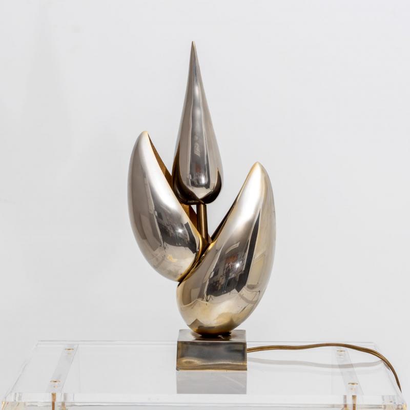 Michel Armand - SCULPTURAL TABLE LAMP BY MICHEL ARMAND
