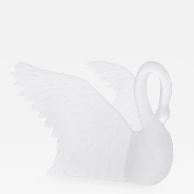 Mid Century Large Swan Figurine