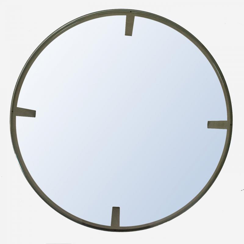 Milo Baughman - Chrome and Glass Round Coffee Table, Attributed to DIA