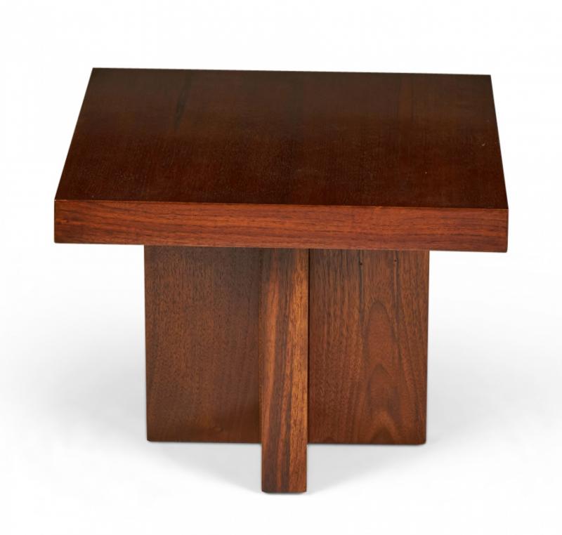 Milo Baughman - Pair Of Milo Baughman American Mid Century Walnut ...