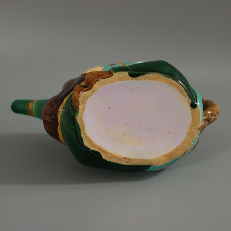 Minton - Minton Majolica Oriental Figure Teapot