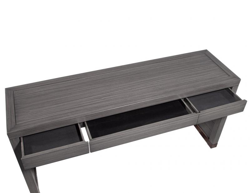 Modern Grey Console Table