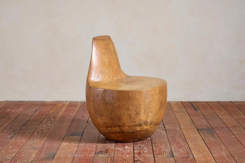 Monoxyl Stool in Coconut wood