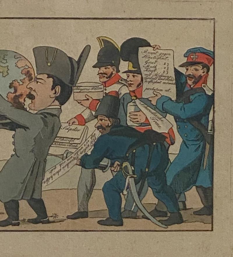 Napoleon & the World Political Cartoon, Germany circa 1810