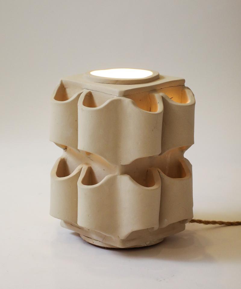 Nicole Fichot - Terracotta Table Lamp by Nicole Fichot