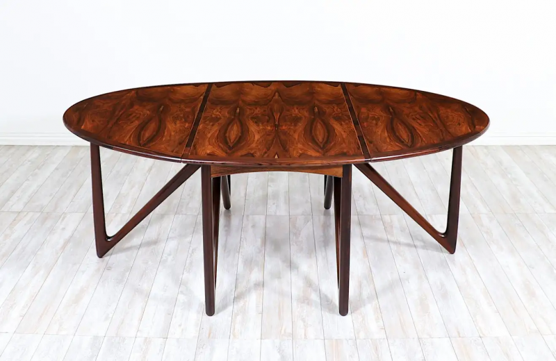 Niels Koefoed - Niels Koefoed Sculpted Rosewood Dining Table for ...