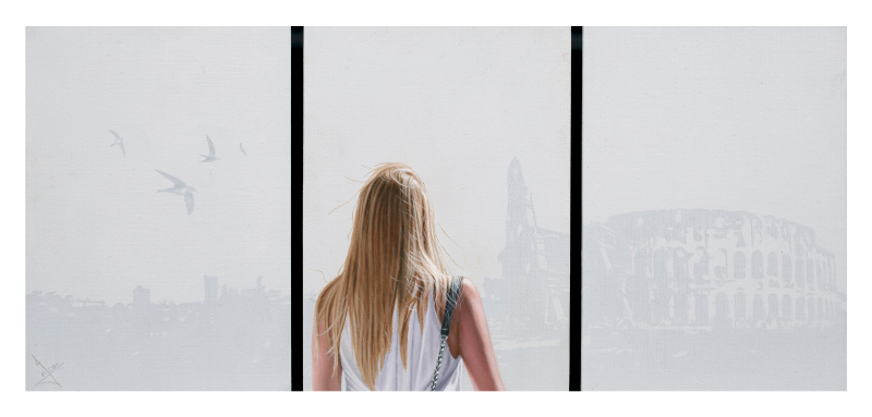 Nigel Cox - Colosseum (triptych), 2022