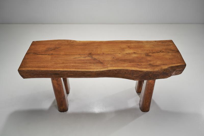 Norwegian Solid Wood Dining Table, Norway early 20th century