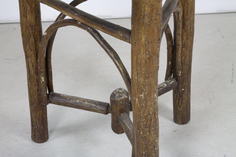 Old Hickory Three Legged Round Table
