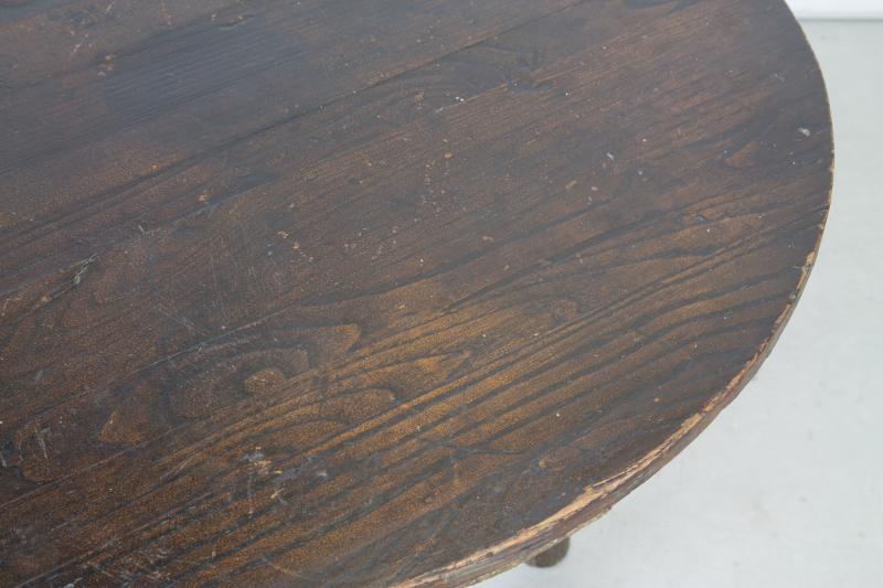 Old Hickory Three Legged Round Table