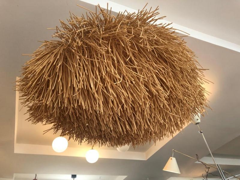 Organic Hand Woven Pendant Light