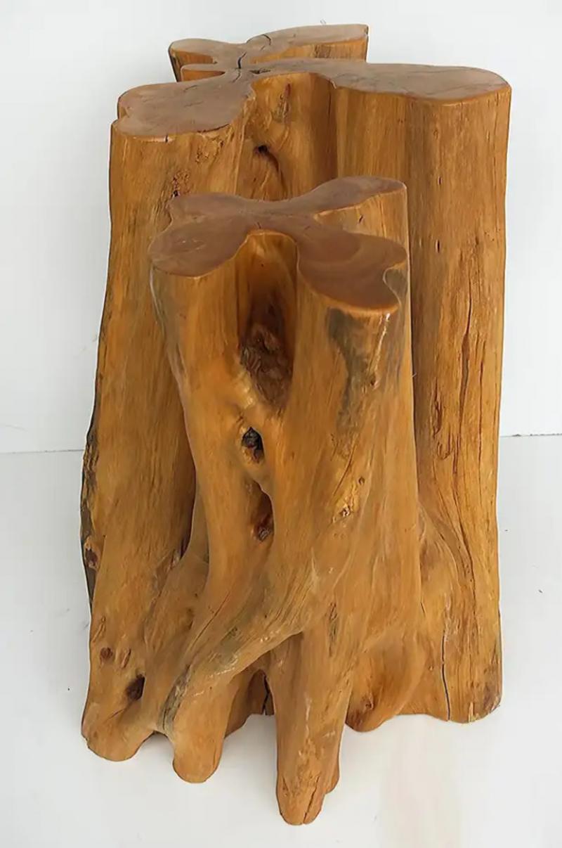 Organic Modern Brazilian Amazonia Guaranta Dining Table Base, Reclaimed ...