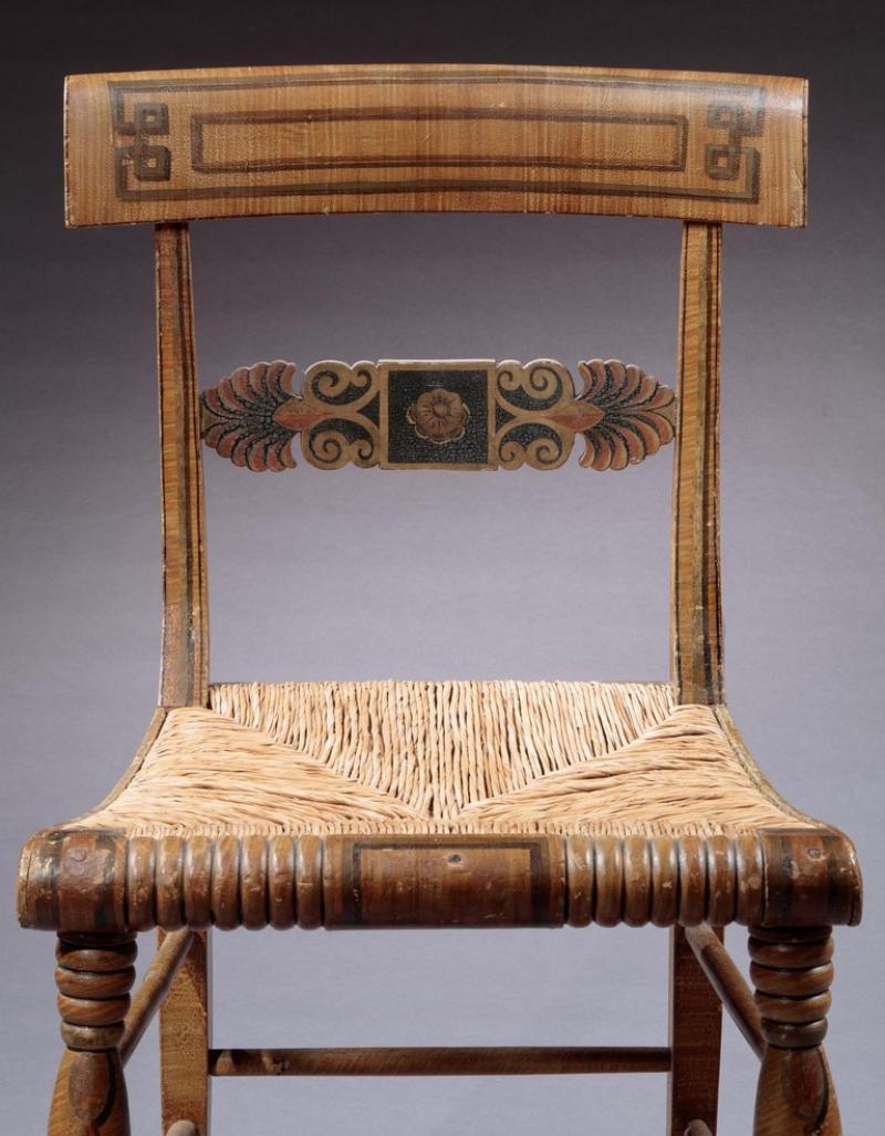 PAIR OF PAINTED FANCY CHAIRS