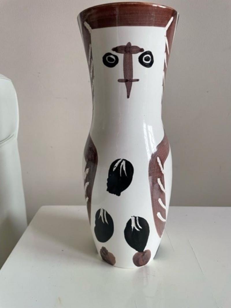 Pablo Picasso - Pablo Picasso - Chouetton, Ceramic Owl Vase, 1952.