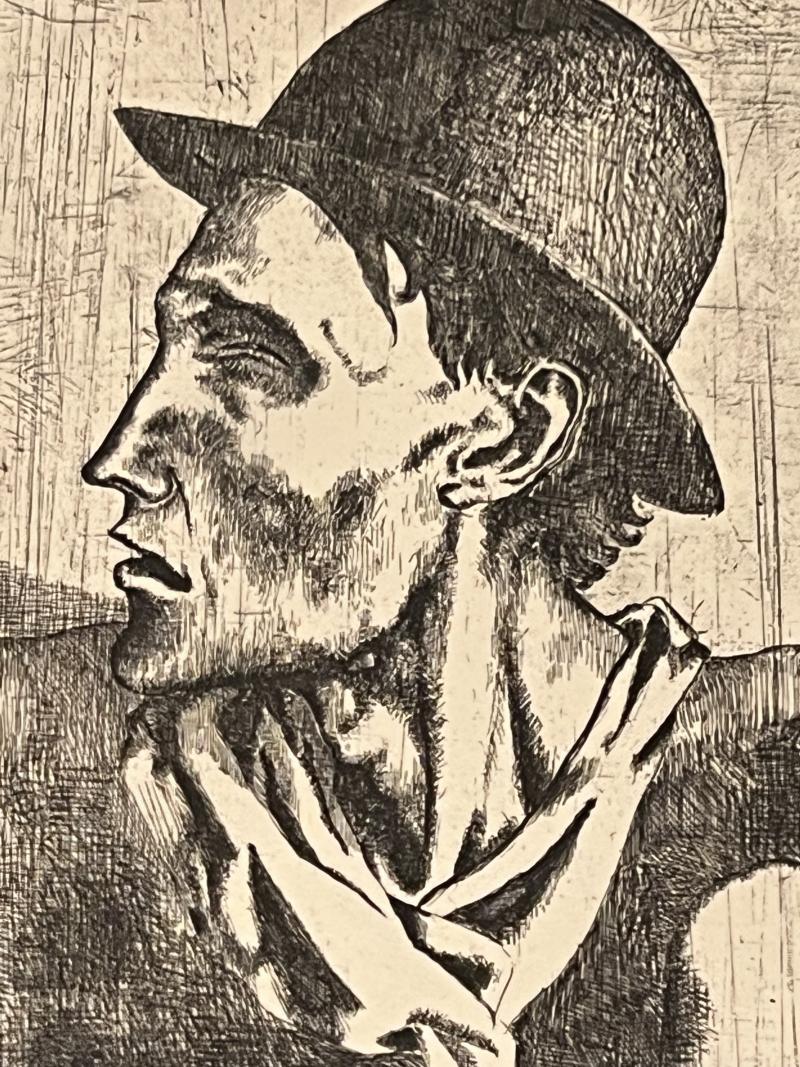 Pablo Picasso - RARE EARLY LE REPAS FRUGAL PENCIL SIGNED PICASSO ...