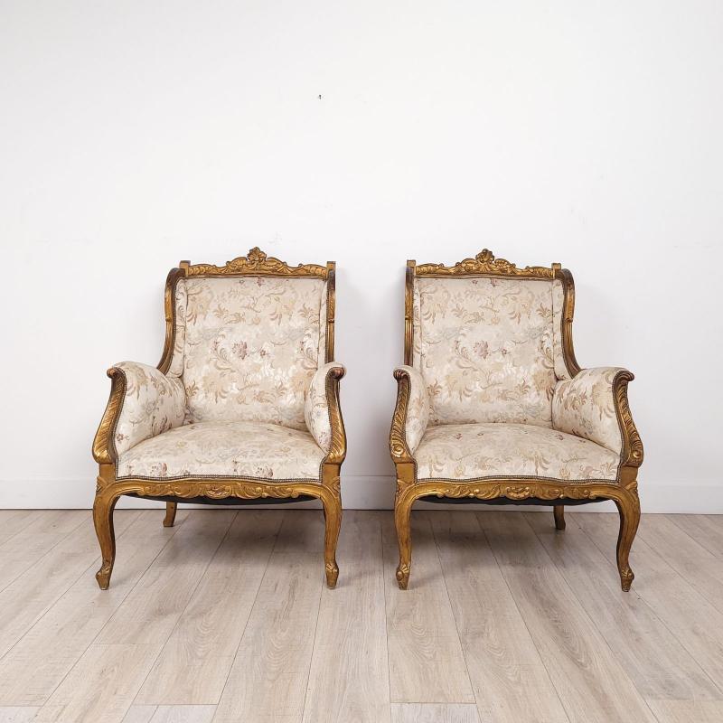 Pair of Dutch or French Armchairs, circa 1900