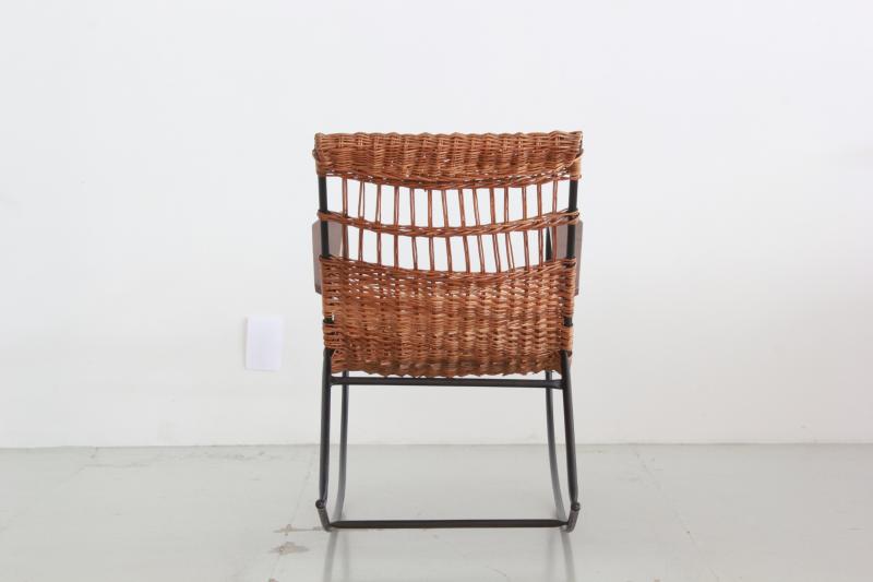 Pair of German Wicker Rocking Chairs