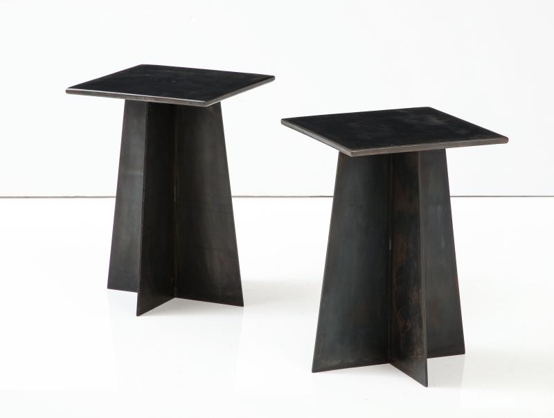 Pair of Metal Tables