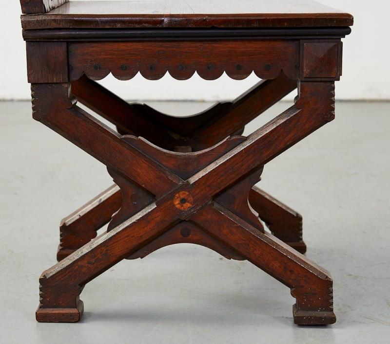 Pair of Puginesque Hall Chairs