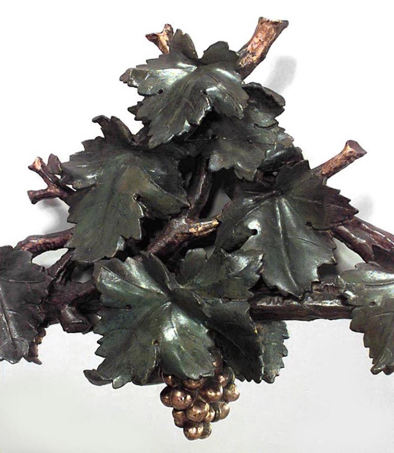 Pair of Rustic Continental Vertical Wall Mirrors