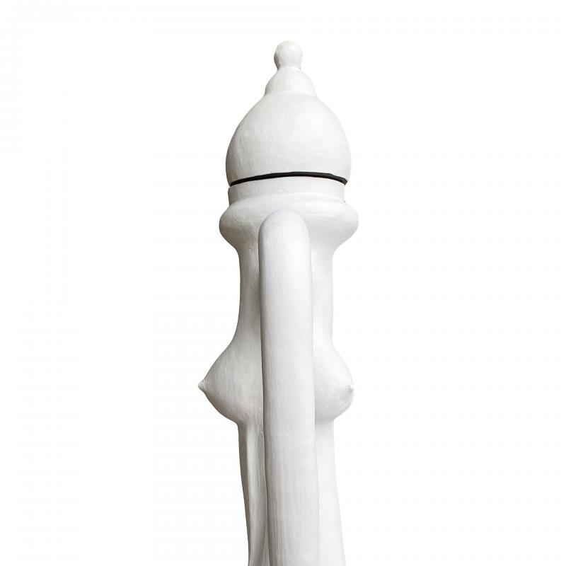 Amphora Sculpture with Vulva by Alejandro Lucadamo