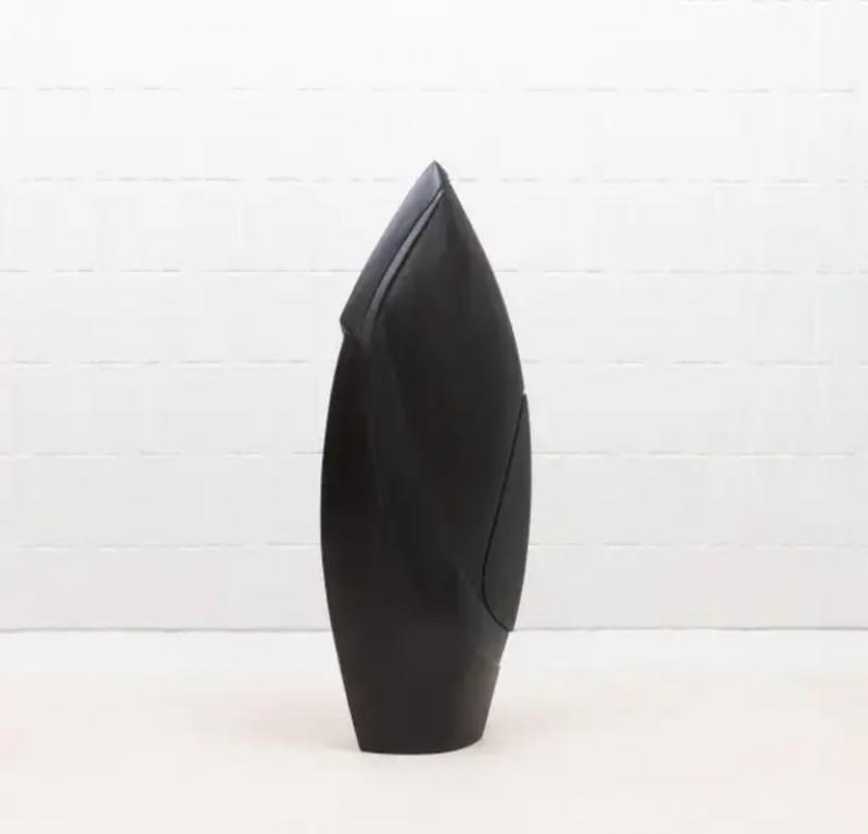 Patrick Coard - Modern Abstract Sculpture in Black Oak by Patrick Coard ...