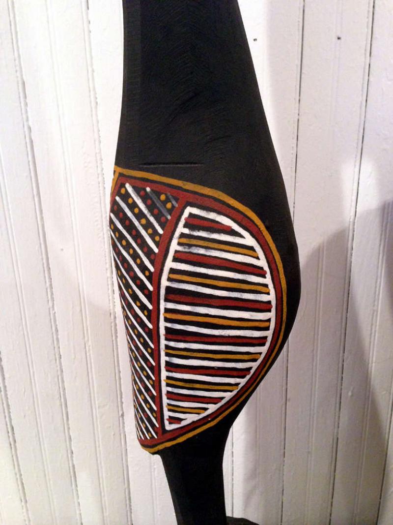 Patrick Freddy Puruntatameri - Japiru Bird Pole Australian Aboriginal ...