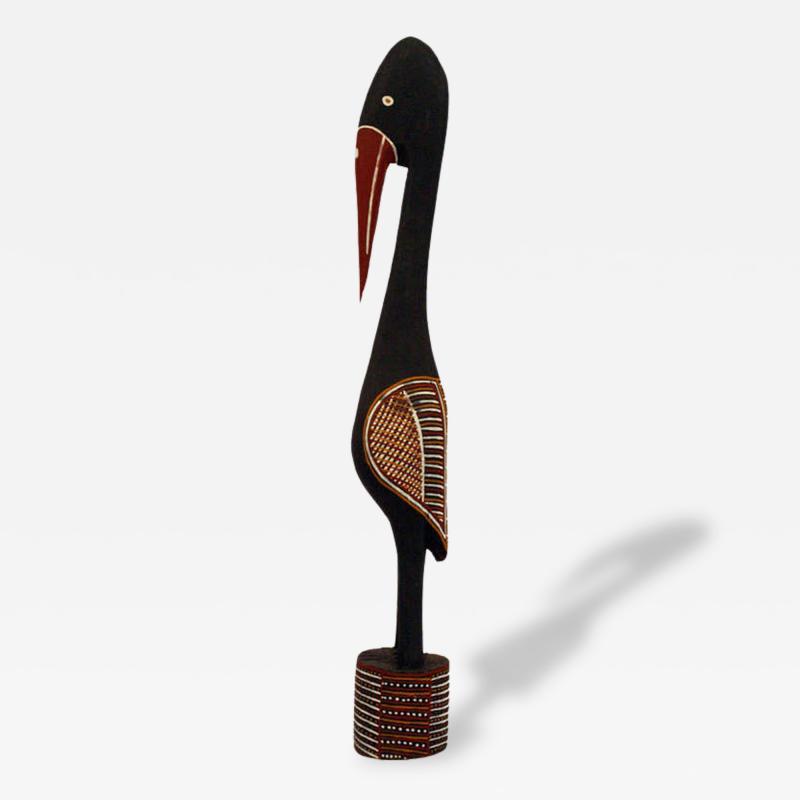 Patrick Freddy Puruntatameri - Japiru Bird Pole Australian Aboriginal ...