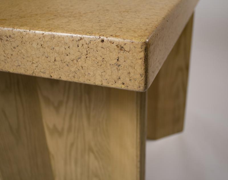 Paul Frankl - 1950s Paul Frankl Bleached Oak & Cork Console Table for ...