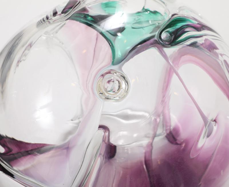 Peter Bramhall - Peter Bramhall Glass Orb Sculpture, Dated 1998
