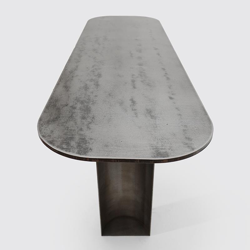 Pierre Mounier - CALAMINE CONSOLE Laminated steel console