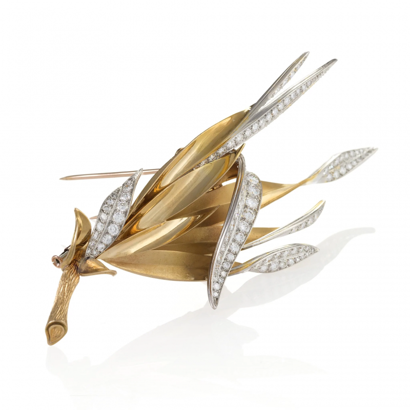 Pierre Sterlé - Pierre Sterlé Paris Diamond Clip Brooch