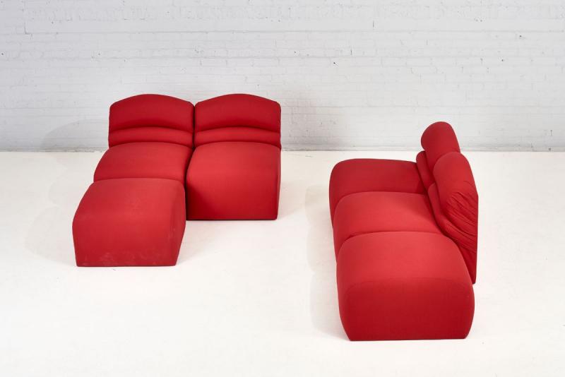 Brueton - Postmodern Modular Sectional Sofa, 1980