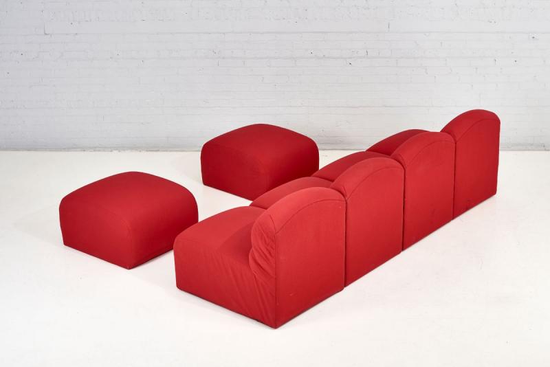 Brueton - Postmodern Modular Sectional Sofa, 1980
