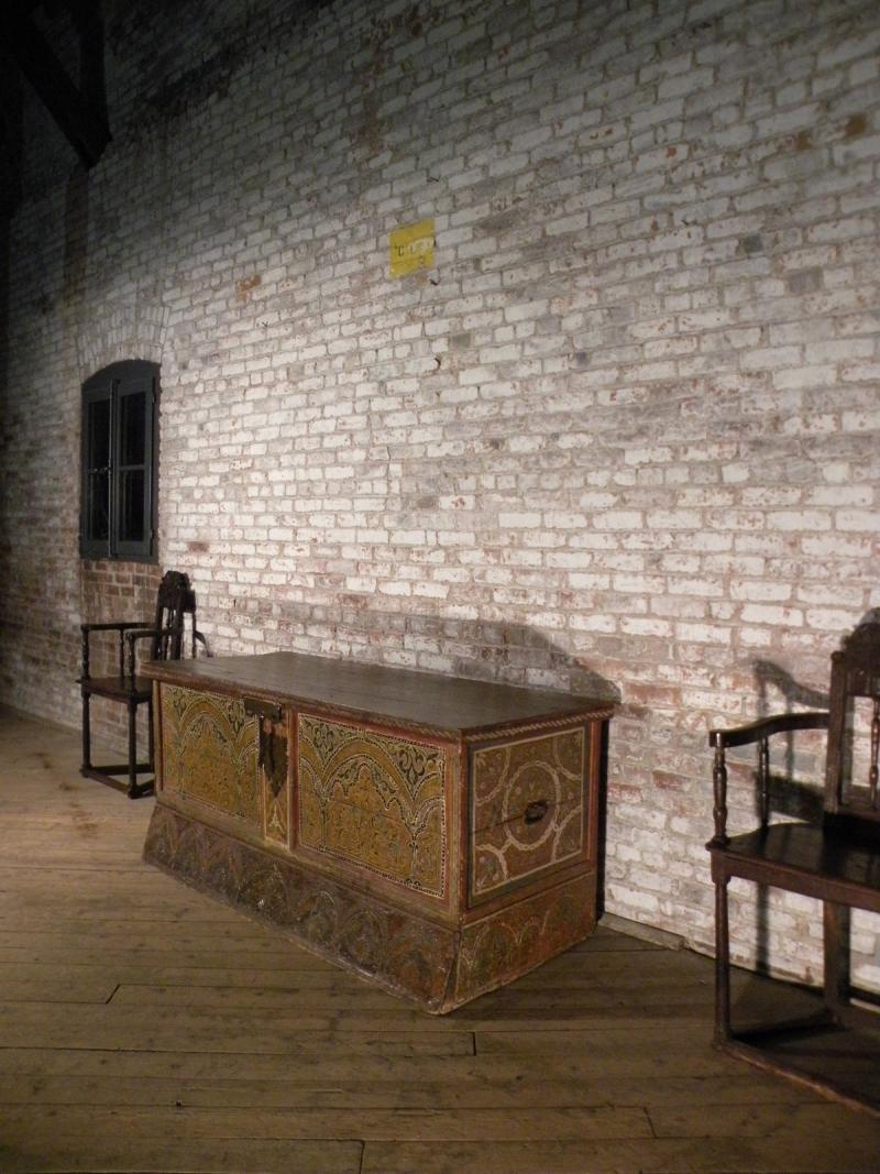 Rare Hispano-Moresque / Mudejar Painted Coffer