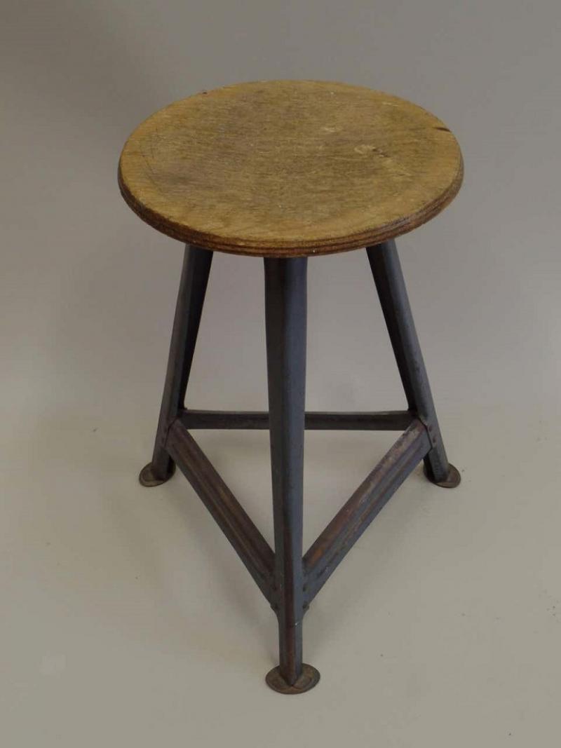 Rare Industrial Stool from the Bauhaus in Berlin, Germany, 1930