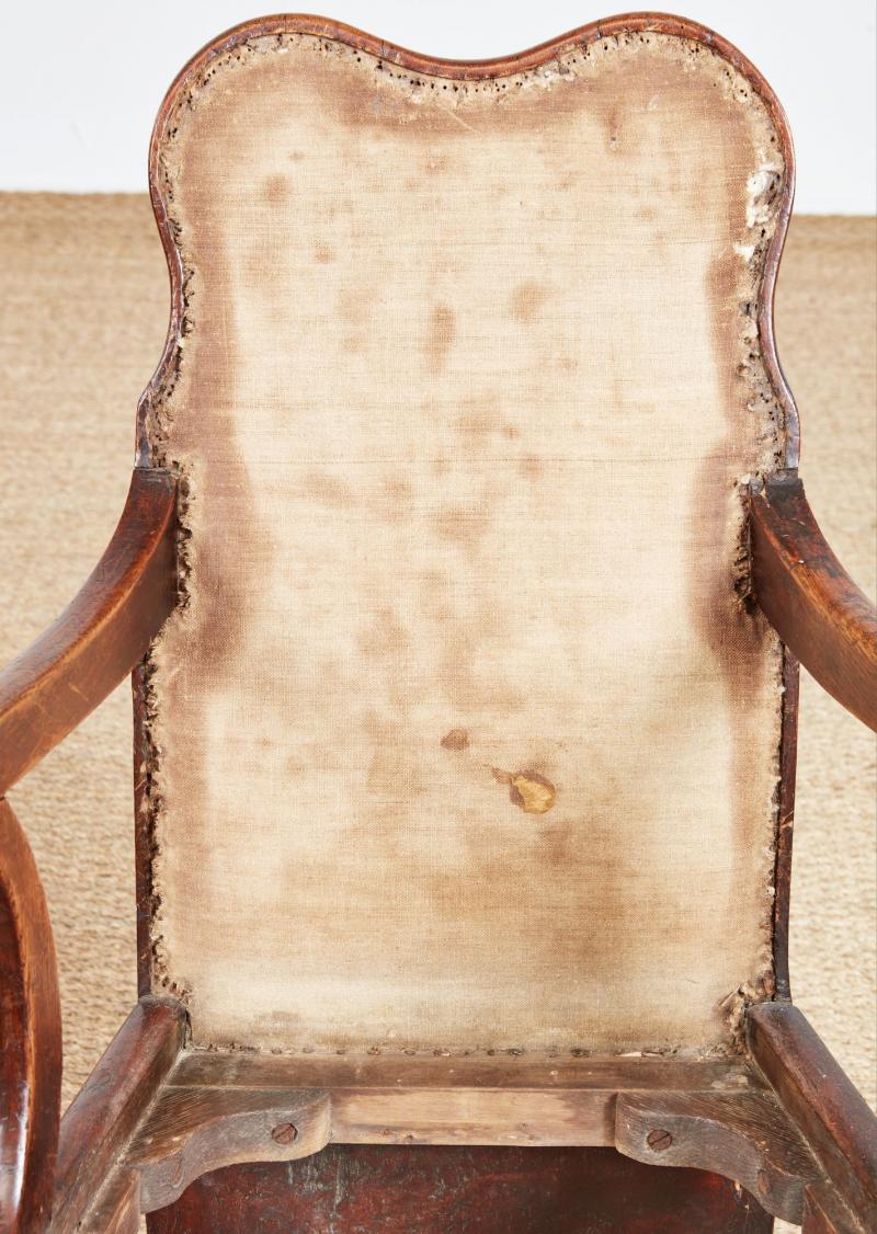 Rare Specimen Burl Oak Chair