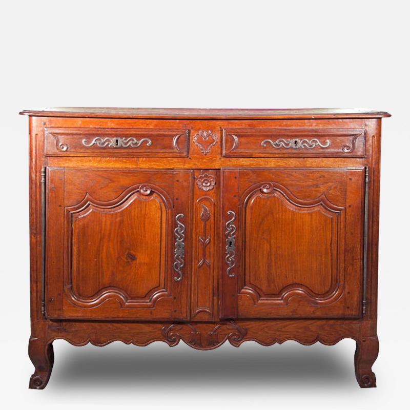 Regal French Louis XV Period Cherrywood Buffet