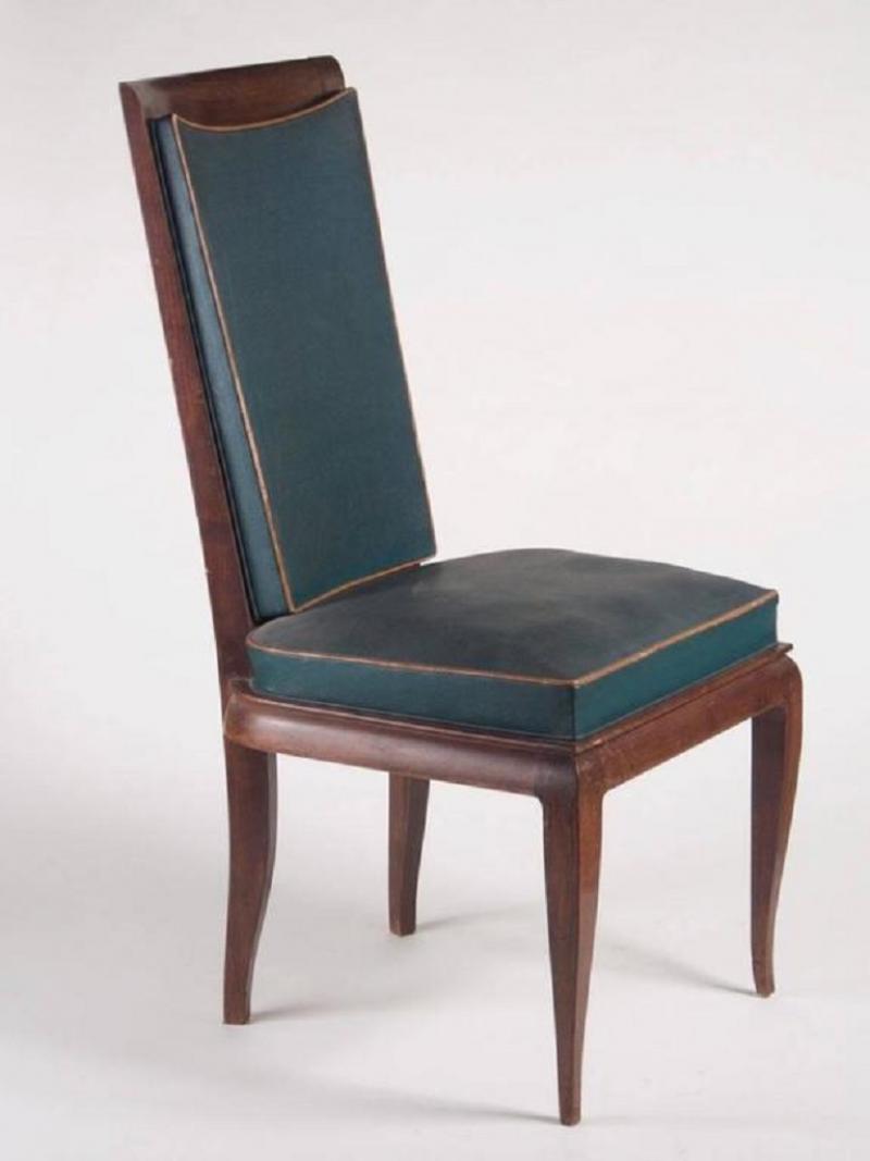 Rene Prou - Rene Prou Attributed Set of Eight Dining Chairs