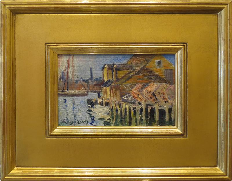 Richard Hayley Lever - "Fish Nets, Gloucester, Mass."