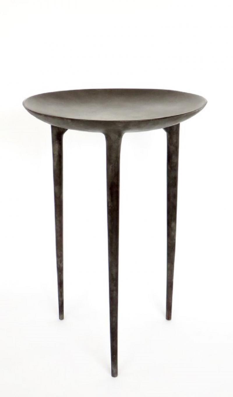 Rick Owens - RICK OWENS TALL BRONZE BRAZIER SIDE TABLE