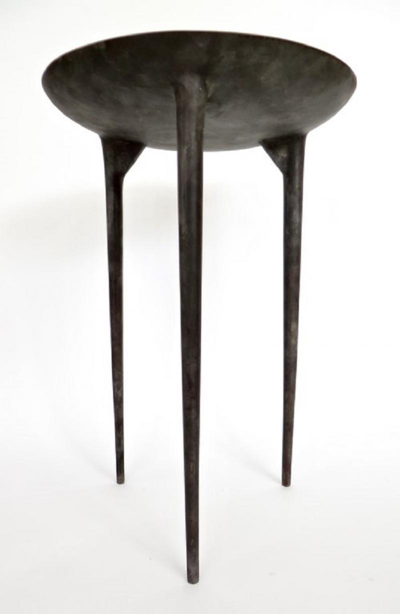 Rick Owens - RICK OWENS TALL BRONZE BRAZIER SIDE TABLE