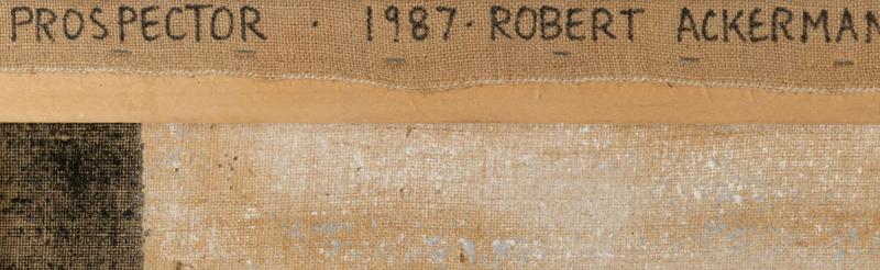 Robert Ackerman - Large Diptych by Robert Ackerman, Prospector, 1987